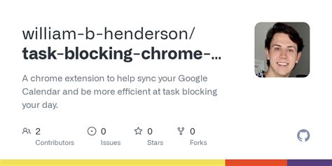 Github William B Henderson Task Blocking Chrome Extension A Chrome