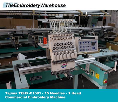 Tajima Tehx C Head Needles Commercial Embroidery Machine