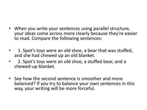 PPT Parallel Structure PowerPoint Presentation Free Download ID 2138622