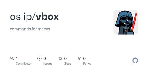 GitHub Oslip Vbox Commands For Macos