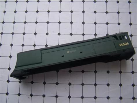 Model Railway Steam Engine Oo Gauge Body Shell Number 34006 Green Vintage Eur 6 98