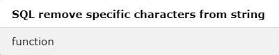 Sql Remove Characters From String With Examples Solved Golinuxcloud