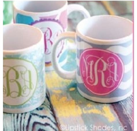 Monogrammed Mugs Mugs Monogram Glassware