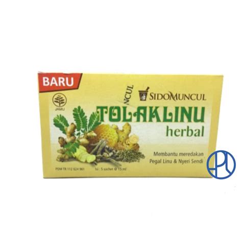 Jual Tolak Linu Herbal Isi 5 Sachet Tolaklinu Shopee Indonesia