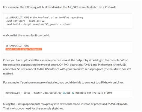 There Is No Serial Data When Run The Examples Copter 3 4 ArduPilot
