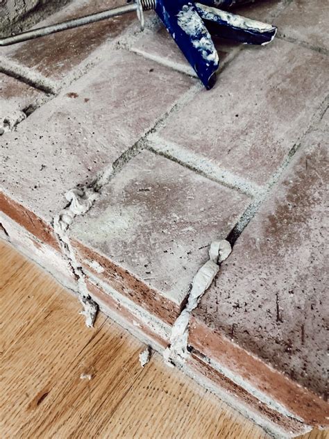 How To Build A Diy Brick Fireplace Hearth With A Shiplap Accent Wall