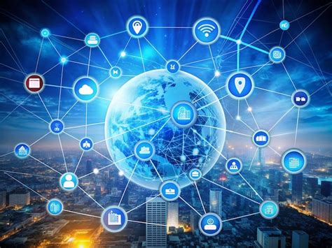 Premium Photo Internet Of Things Concept Future Of Internet Ui Concept Of Internet Of Things Iot