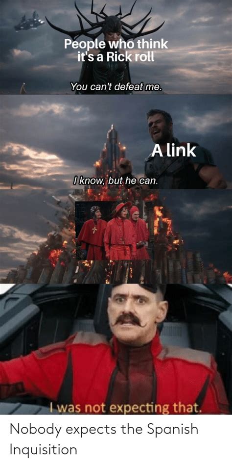 Nobody Expects Spanish Inquisition