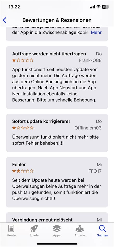 Sparkasse S Pushtan Ios App Nach Update Auf Version 4 1 3 Unbenutzbar