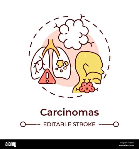 Carcinoma Multi Color Concept Icon Stock Vector Image And Art Alamy