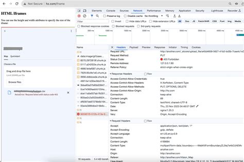 Xsrf Token Is Not Getting Push When File Uploading Is Occurring In The Iframe Using Streamlit