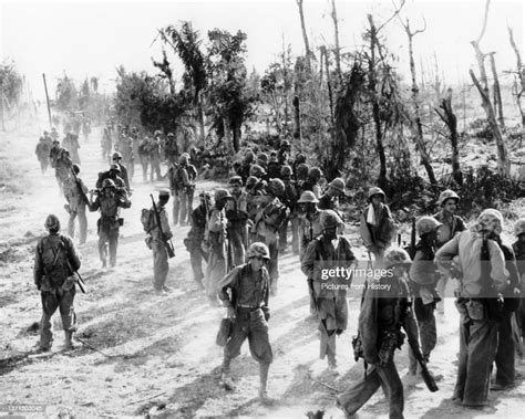 Marines Of The 5th Marine Regiment 1st Marine Division Return From