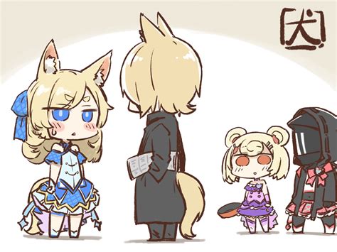 Doctor Whislash Gummy And Mlynar Arknights Drawn By Akanotanin Danbooru