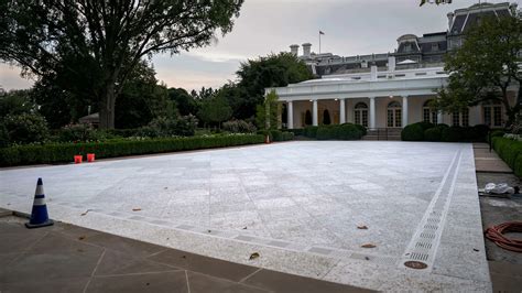 Trumps Redesigned Rose Garden Is Just The Start Of A Larger White