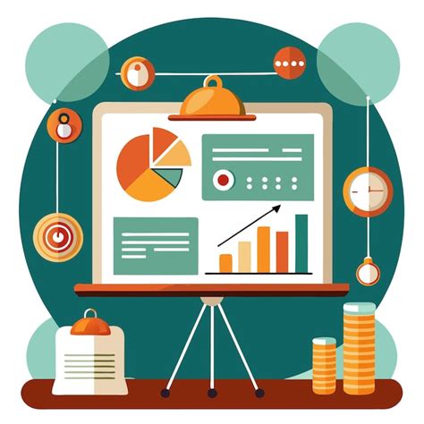 Infografis Dengan Grafik Dan Data Analisis Untuk Presentasi Bisnis