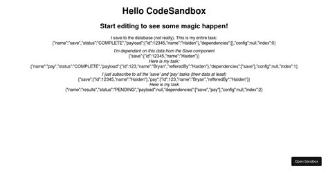 Task Manager Codesandbox