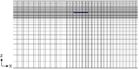 Mesh Layout Of The Model High Resolution Was Applied To The Free