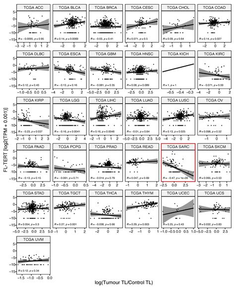 Fl Tert Isoform Expression Has A Significant Negative Correlation Only