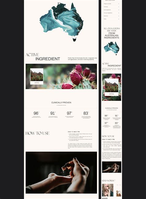 Health And Beauty E Commerce Ui Ux Design Behance