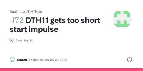 DTH11 Gets Too Short Start Impulse Issue 72 RobTillaart DHTNew