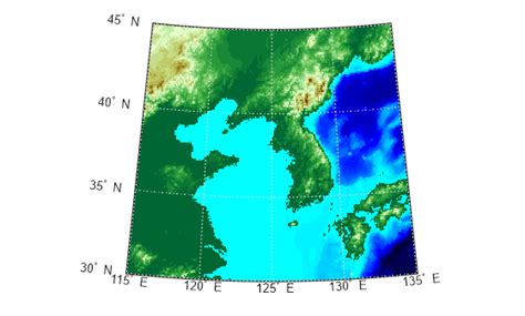 Geoshow Display Map Latitude And Longitude Data Matlab