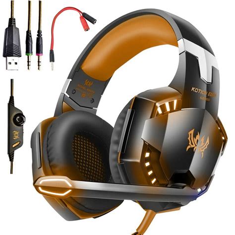 Oture G2000 Stereo Gaming Headset With Noise Cancelling Mic And Led Light