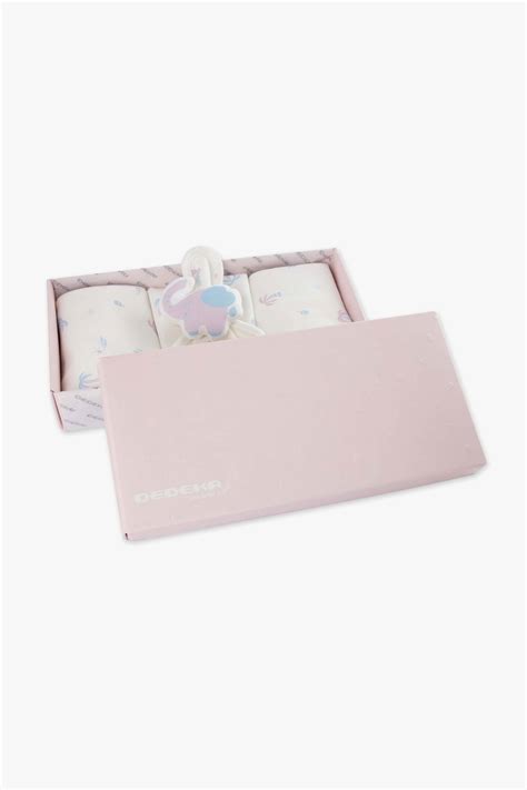 Kit Conjunto Body E Naninha Coqueiros Bebê Menina Lojista Dedeka