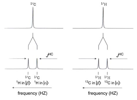 Schematic Demonstration Of The Energy Splitting Induced By J Coupling