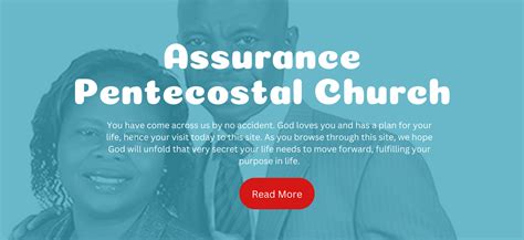 Assurance We Welcome You To The Assurance Pentecostal Church Intl