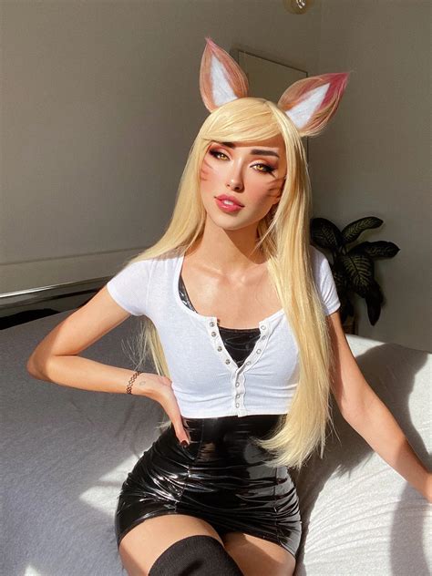 K DA Ahri Cosplay By Wanderlustluca Scrolller