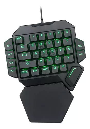 Mini Teclado Mecánico Para Juegos Con Una Sola Mano K50 Rgb Meses Sin