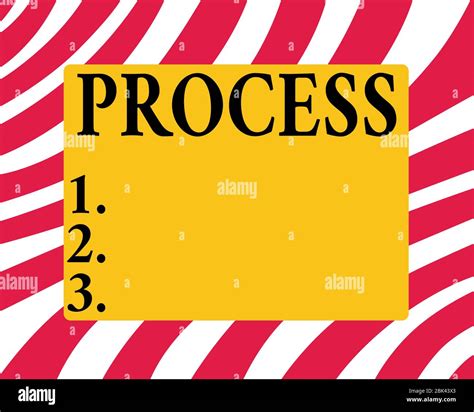 Conceptual Hand Writing Showing Process Concept Meaning Standard Procedures How To Handle A