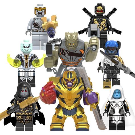 Thanos Under Group Minifigures Lego Compatible Super Heroes Sets