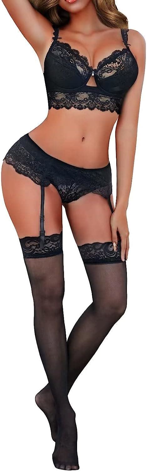 Buy Ningsige Women Push Up Embroidery Bras Sexy Underwear With Thin