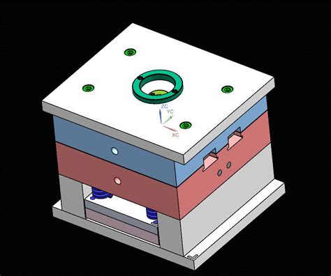 Jj5838 塑料桁架接头注塑模具设计【含ug三维图】 模具设计 龙图网