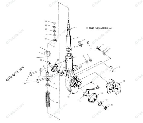2003 Polaris Ranger 500 Parts Diagram