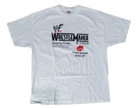 Rare Wwf Vintage Wrestlemania X Seven Ppv Houston Shi Gem