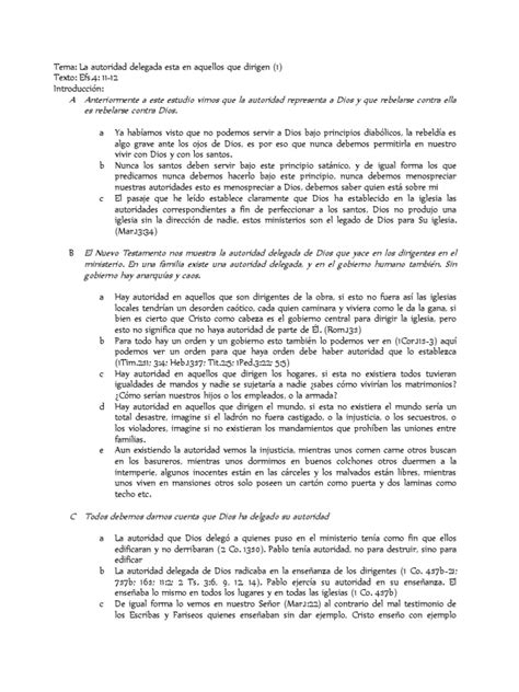 037 La Autoridad Delegada Está En Aquellos Que Dirigen Pdf Pablo El
