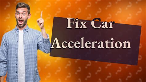 Why wont my car accelerate when I press the gas? - YouTube