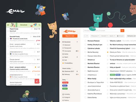 Seznam Email Web Application By Jan Otisk On Dribbble