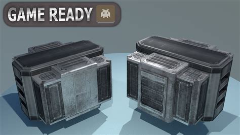 공상 과학 상자 3d 모델 49 Fbx Unknown Max Obj Free3d