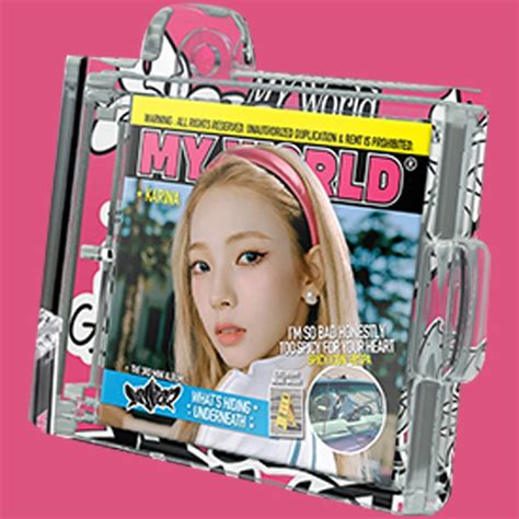 AESPA RD MINI ALBUM MY WORLD SMINI VER 蝦皮購物