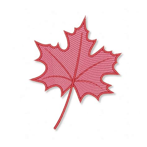 Autumn Leaves Embroidery Design Maple Leaf Design For Embroidery