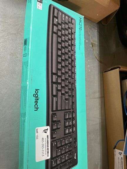 Logitech Mk270 Keyboard And Mouse North American Auction Llc