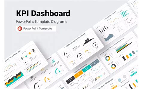 Шаблон презентации Powerpoint панели Kpi