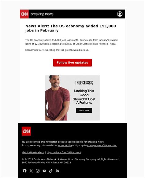 News Alert The Us Economy Added 151000 Jobs In Emails Nest