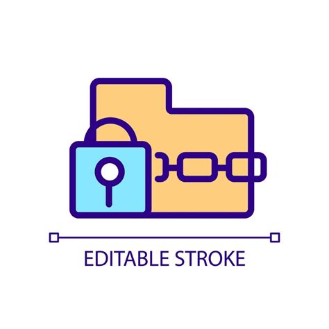 Ransomware Pixel Perfect Rgb Color Icon Data Encryption Malicious Program Cryptoviral