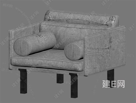 现代单人沙发 单椅休闲椅模型su模型下载 Id111826796 建e网su模型