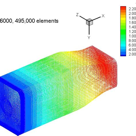 Computational Domain For Lm6000 Single Injector Flow Simulation