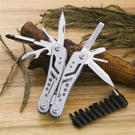 22 Multifunctional Folding Knife Plier Pocket EDC Tools Fishing Pliers